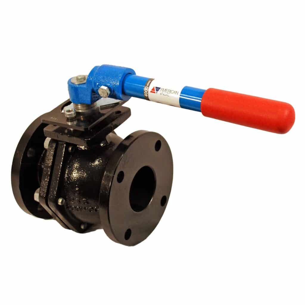 Model 4000 Cast Iron Flanged Ball Valve - American Valve Model 4000 Cast Iron Flanged Ball Valve - American Valve
